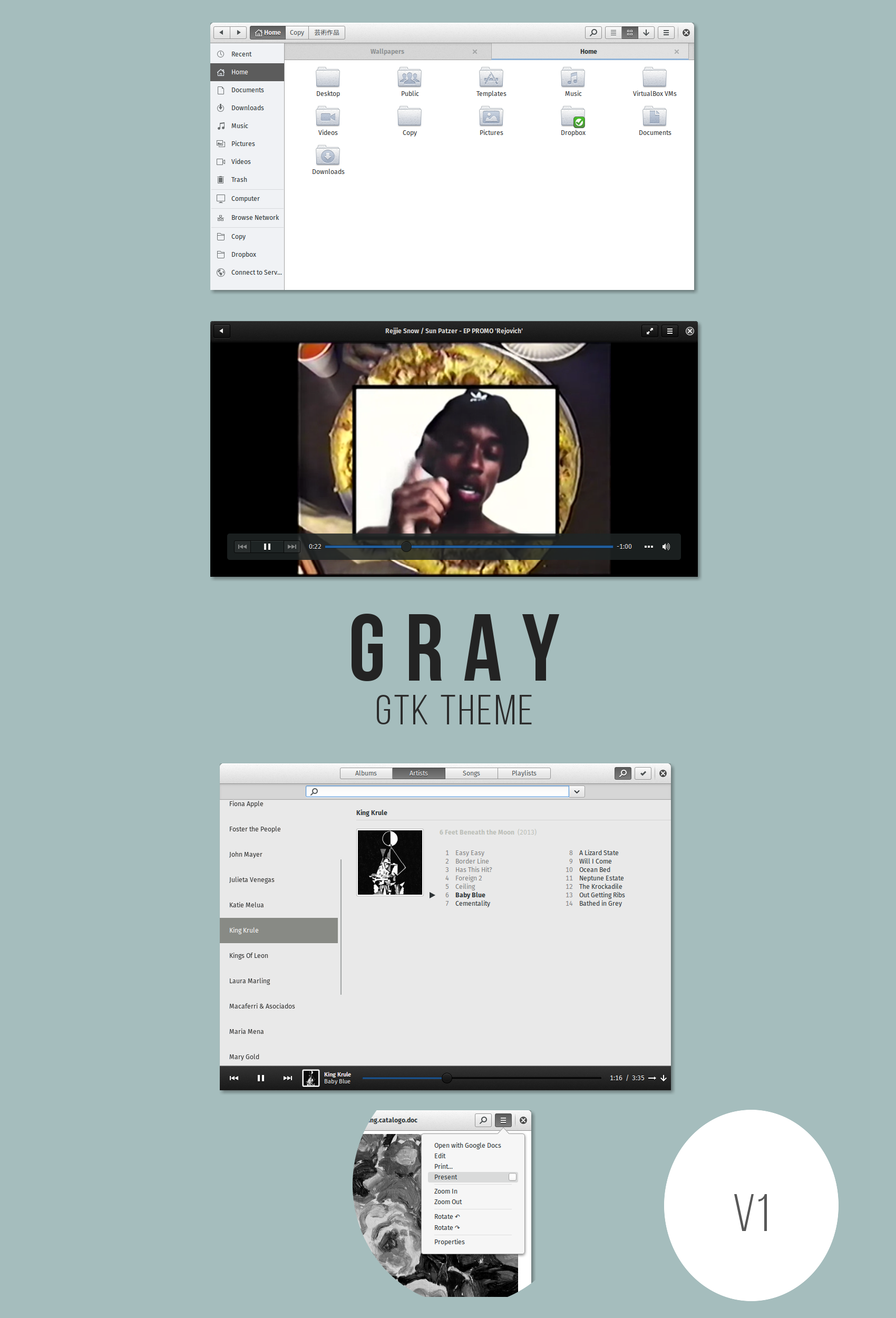 Gray - gtk theme by kxmylo on DeviantArt