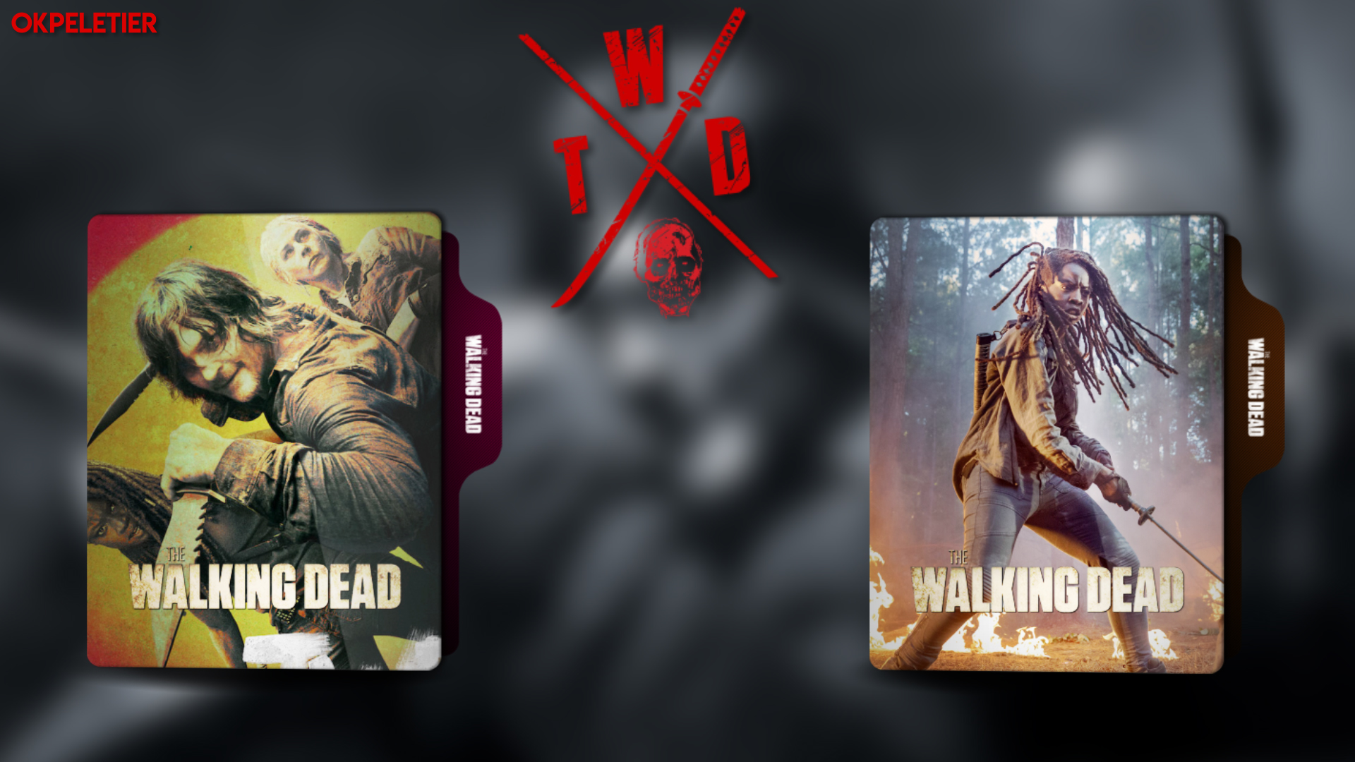 TWD Season 10 Folder Icons by okpeletier on DeviantArt