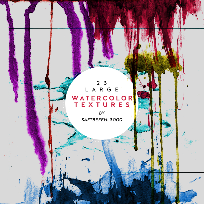 23 Large Watercolor Textures / 02 by saftbefehl3000 on DeviantArt