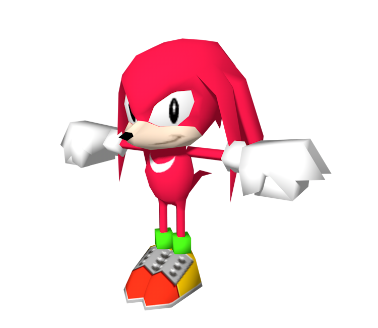 Knuckles papercraft by jluxart on DeviantArt