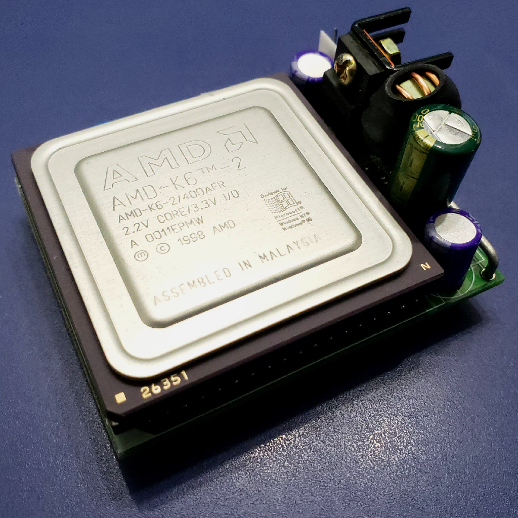 AMD K6-2/400AFR (Evergreen Spectra400) by TonksTechMuseum on DeviantArt