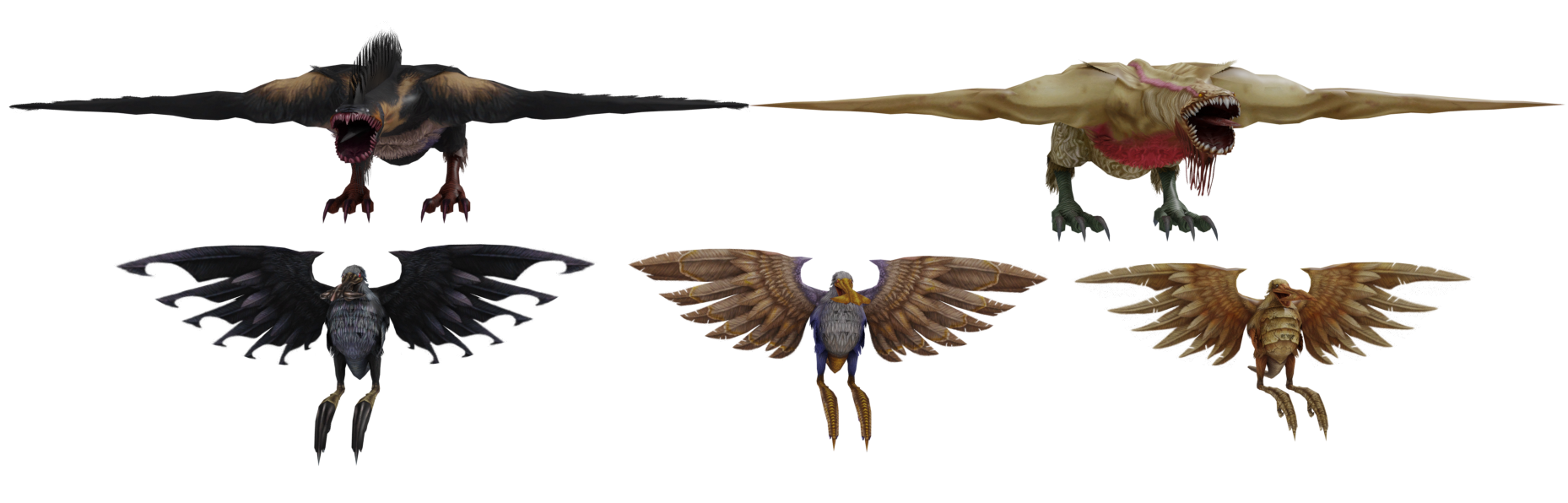 Bird Pack FFX HD for XPS by MintArisu on DeviantArt