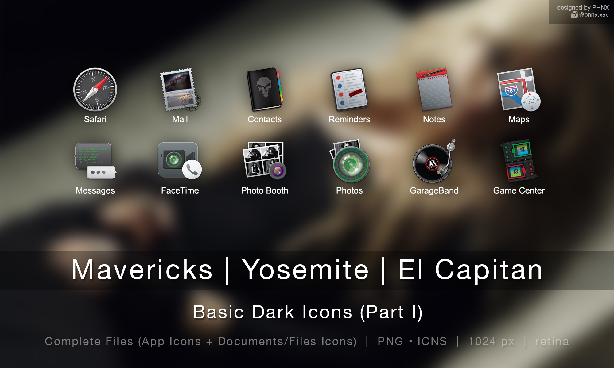 Dark Icons (Part I) by PHNX-XXV on DeviantArt