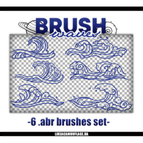Resource #34: Waves Brushes Set by LikeACamouflage on DeviantArt