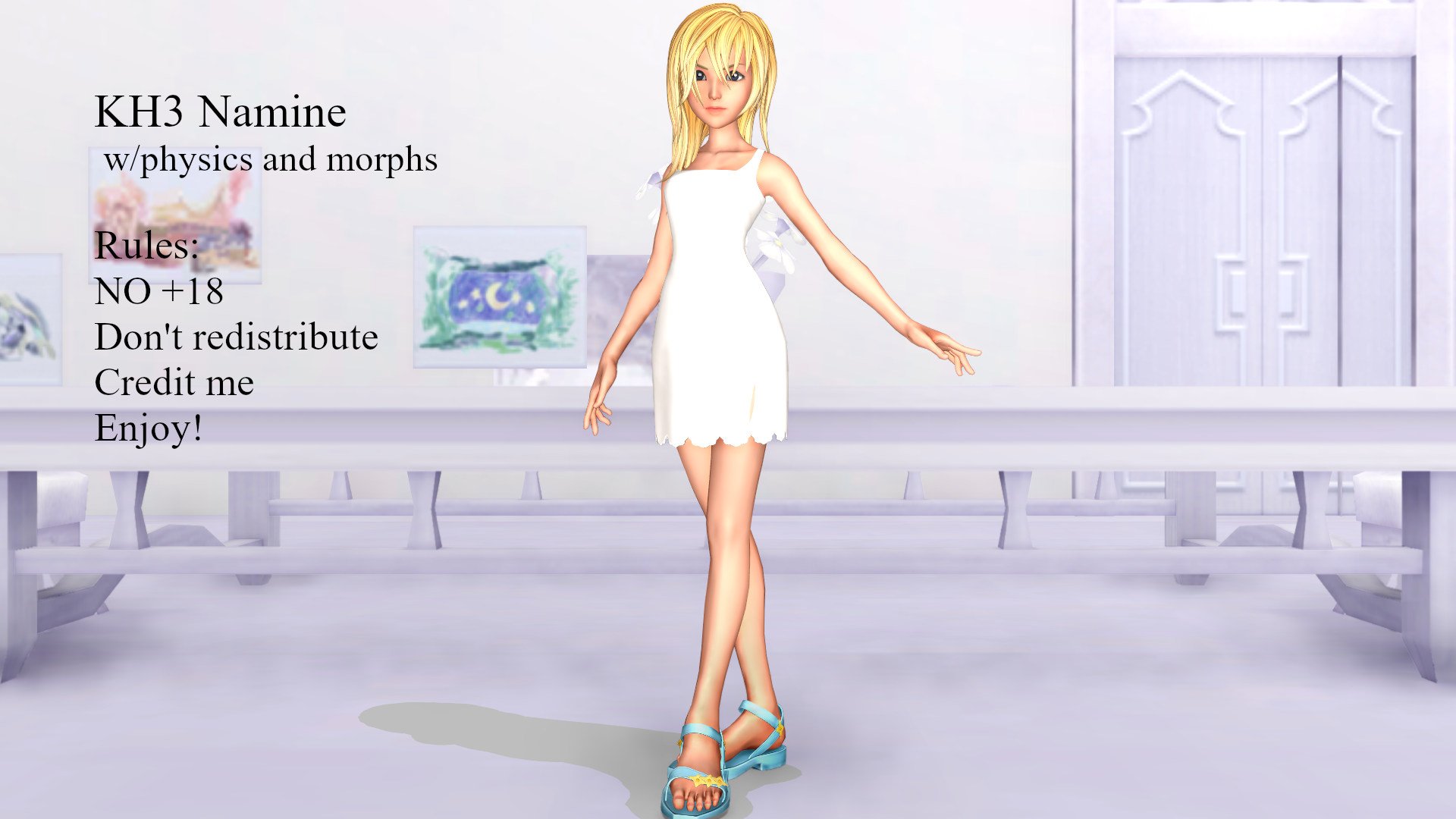 (MMD) KH3 Namine by Scythoroast on DeviantArt