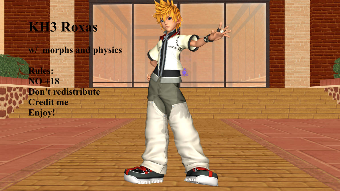(MMD) KH3 Roxas DL by Scythoroast on DeviantArt
