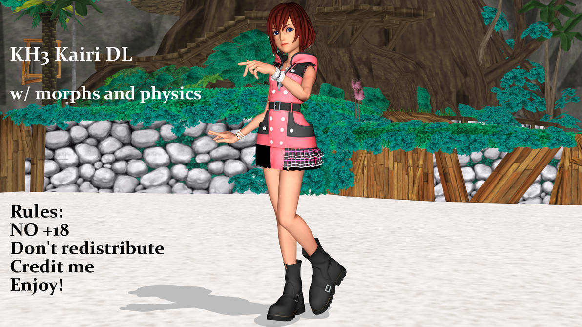 (MMD) KH3 Kairi DL by Scythoroast on DeviantArt