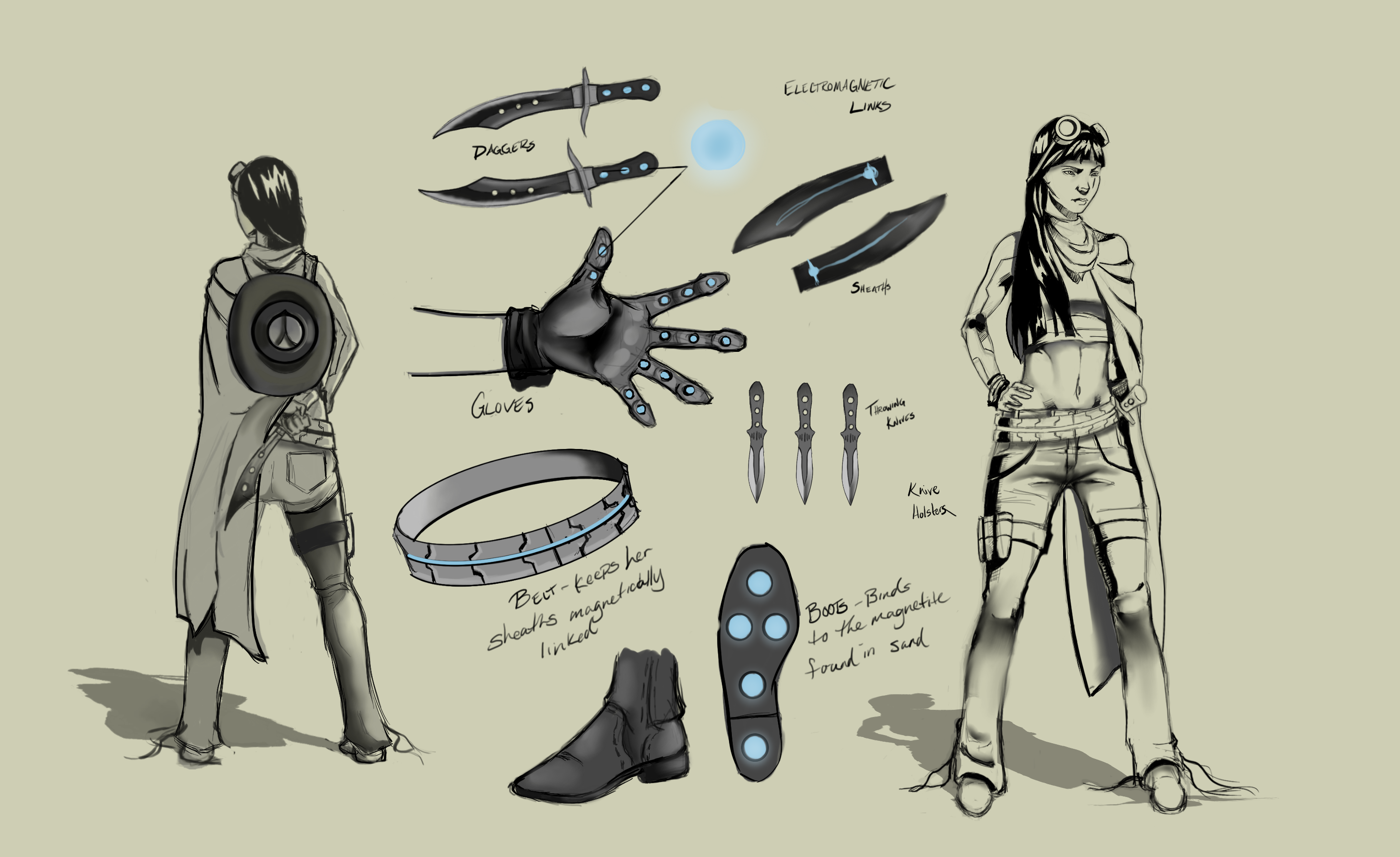 Futuristic character Concept art by HaynesI on DeviantArt