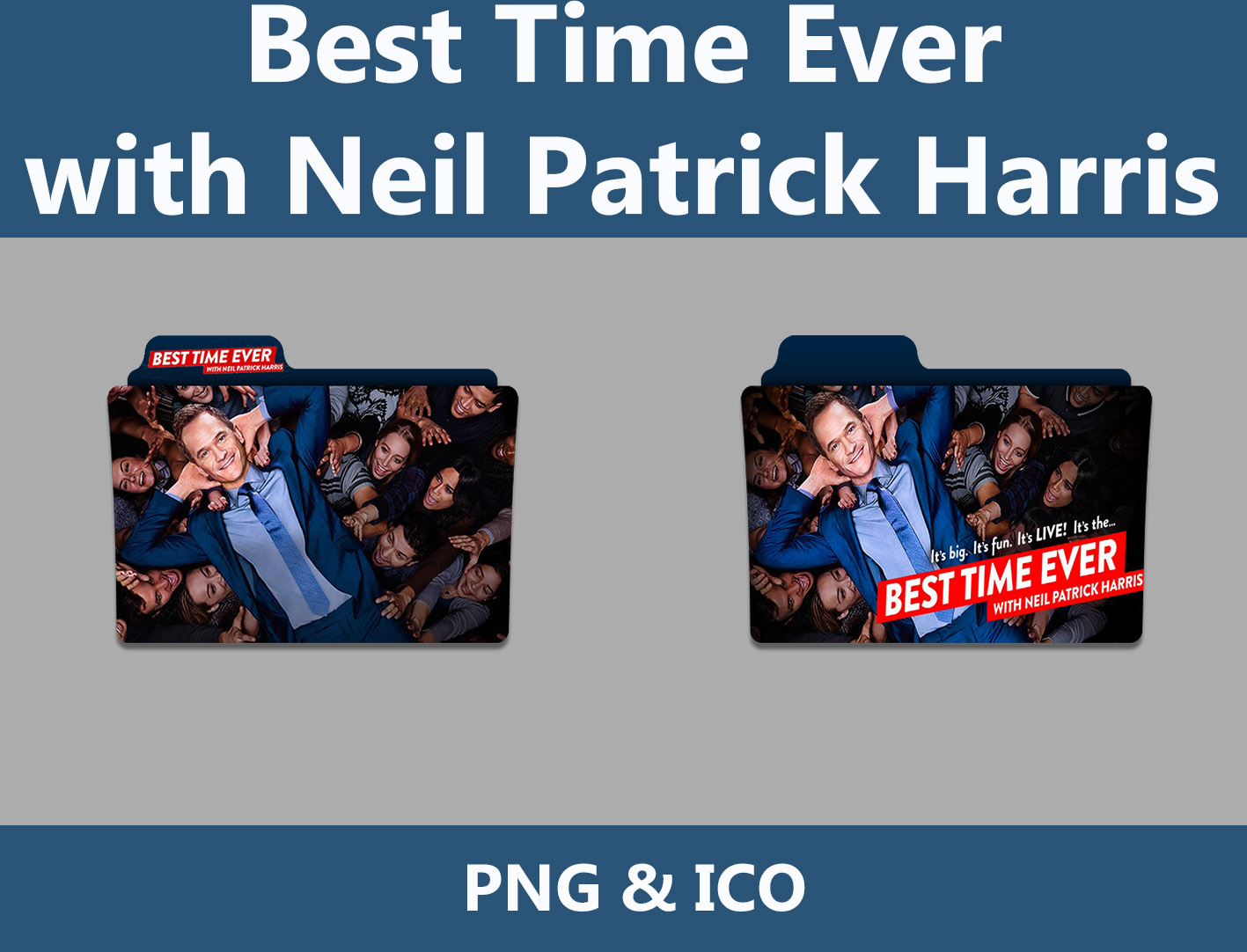 Best Time Ever with Neil Patrick Harris (PNG ICO) by alexwarn3 on ...