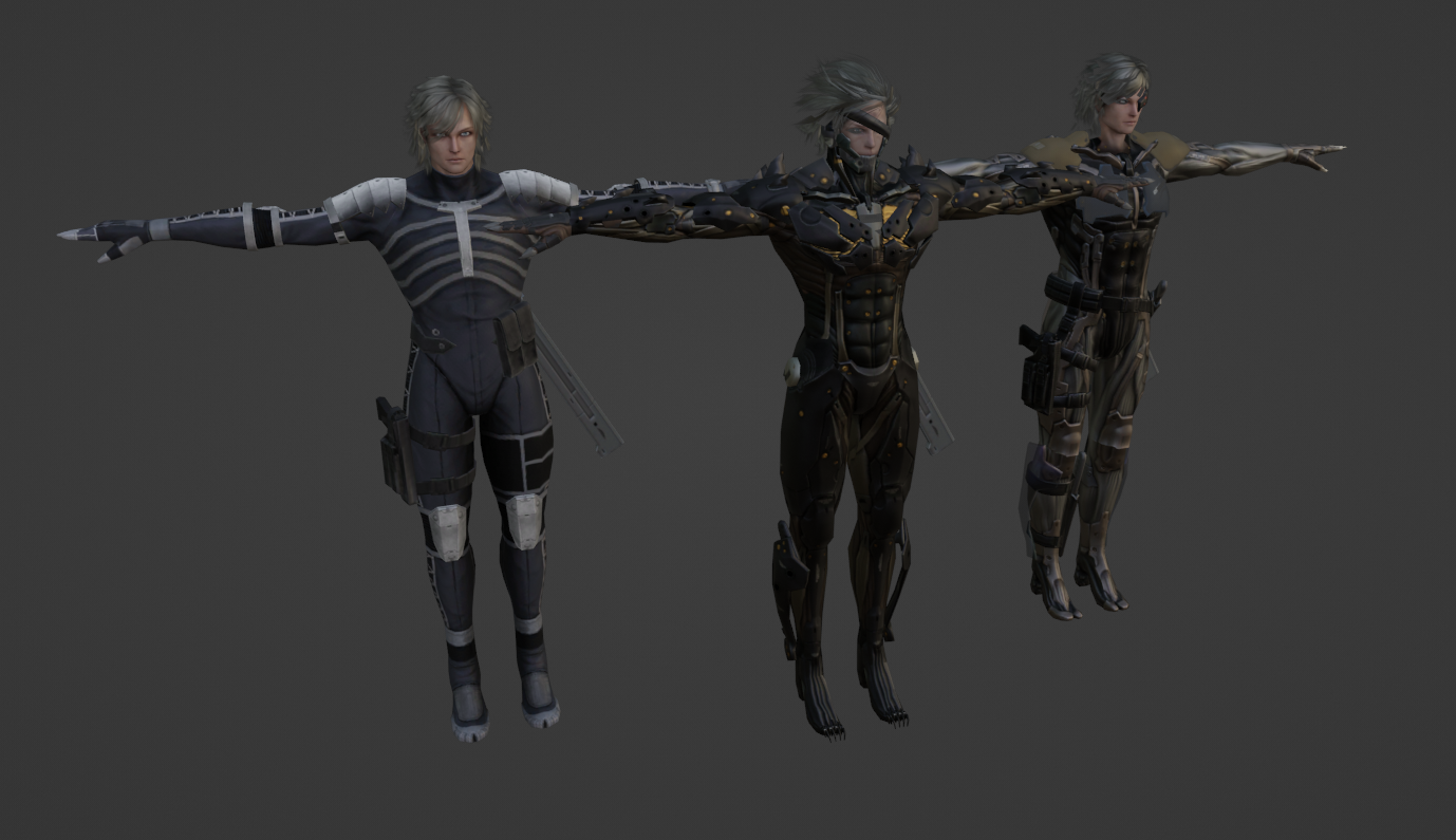 [FBX] Raiden DOWNLOAD by PSASBR-3D-MODELS on DeviantArt