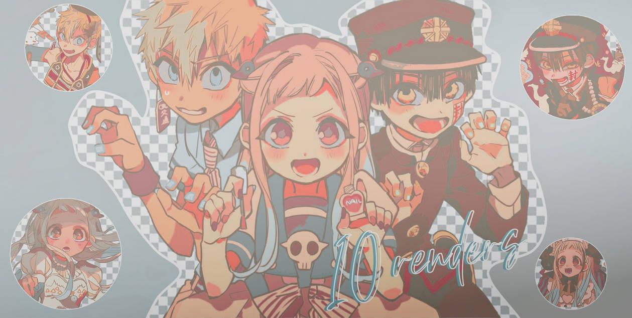 [Render Pack] Jibaku Shounen Hanako-kun | Keproch. by Keproch on DeviantArt