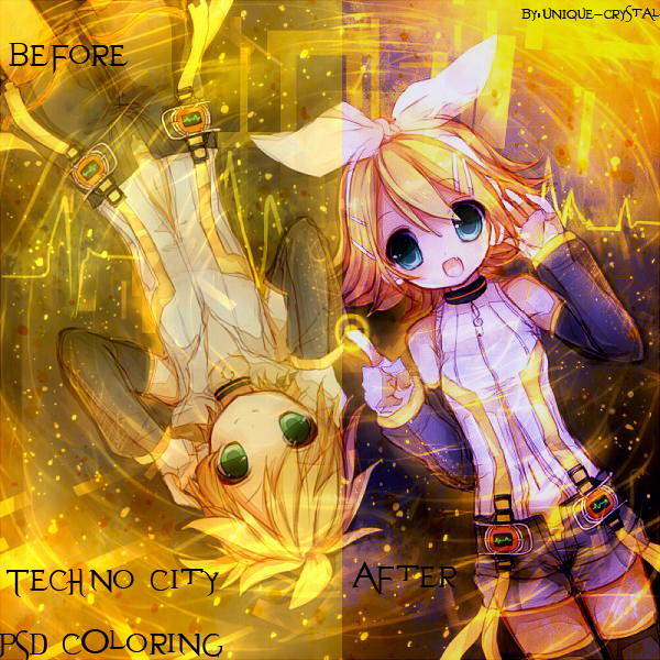 Techno City PSD Coloring by unique-crystal on DeviantArt