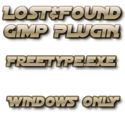 Lost+Found Gimp Freetype by photocomix-resources on DeviantArt