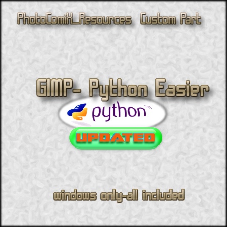 Gimp-Python support easier by photocomix-resources on DeviantArt