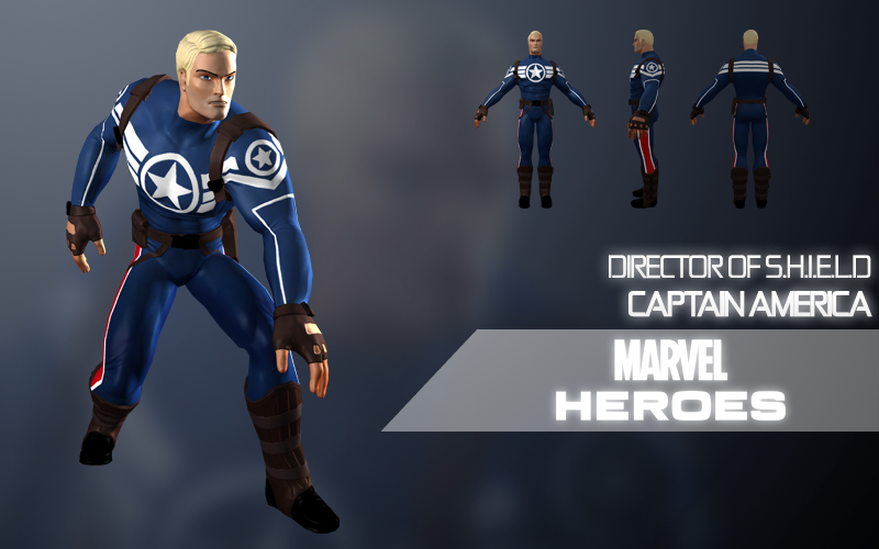 Marvel Heroes: Captain America(Director of SHIELD) by Citrus07 on ...