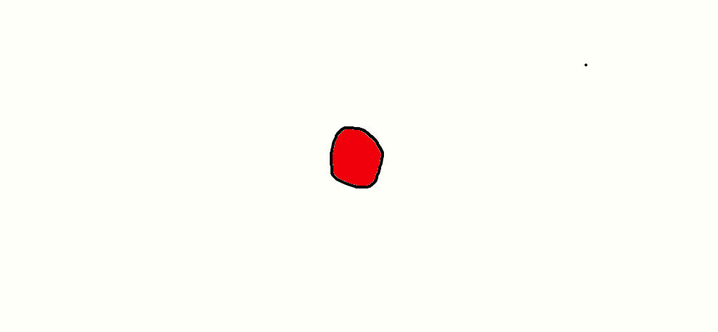just a red dot by autumnhunter995 on DeviantArt