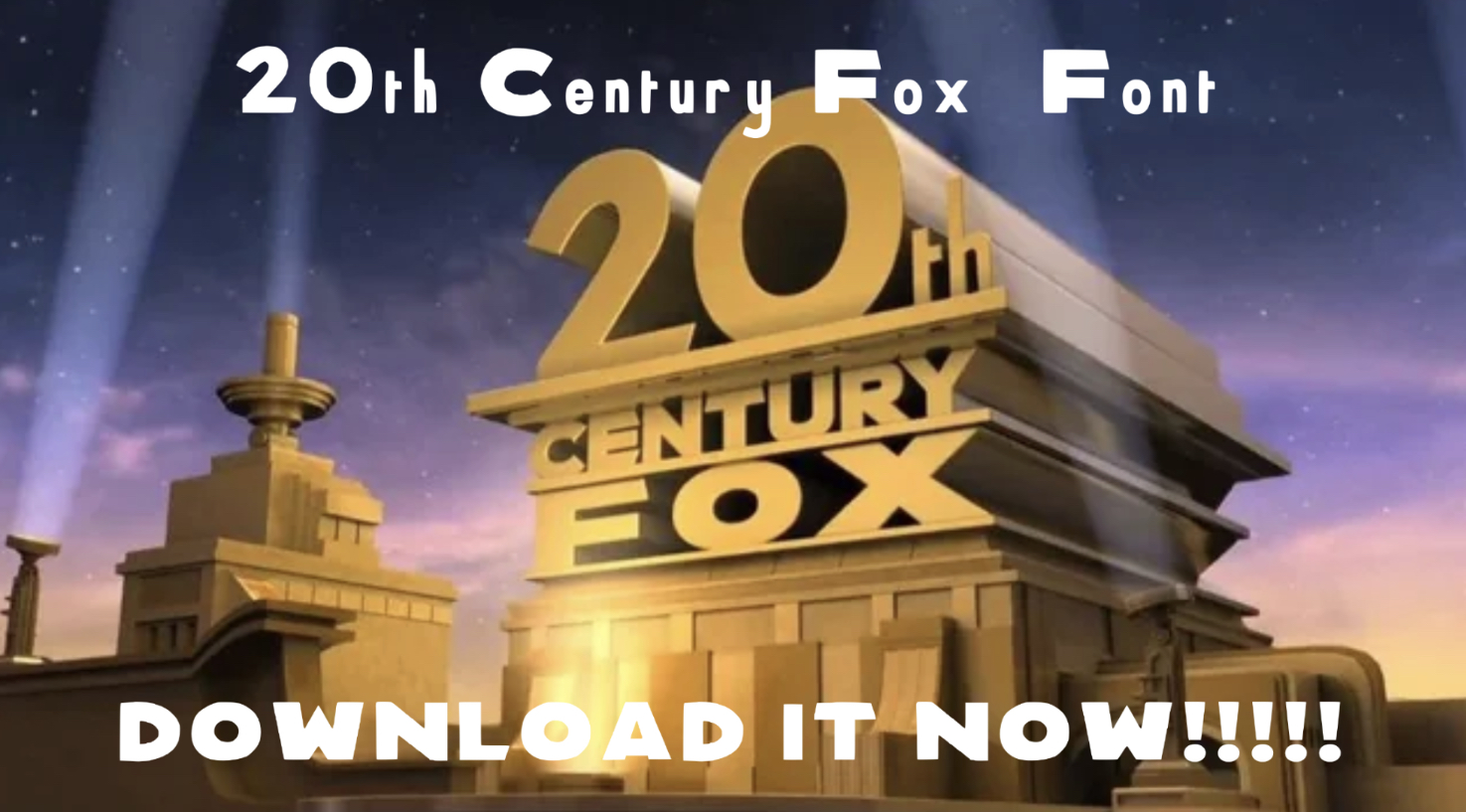 20th Century Fox Font by aidasanchez0212 on DeviantArt