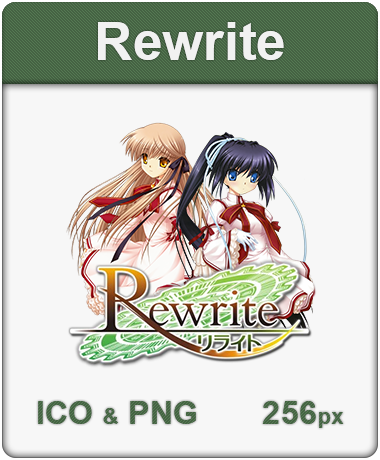 Rewrite - VN/Anime Icon by Diow-Rebirth on DeviantArt