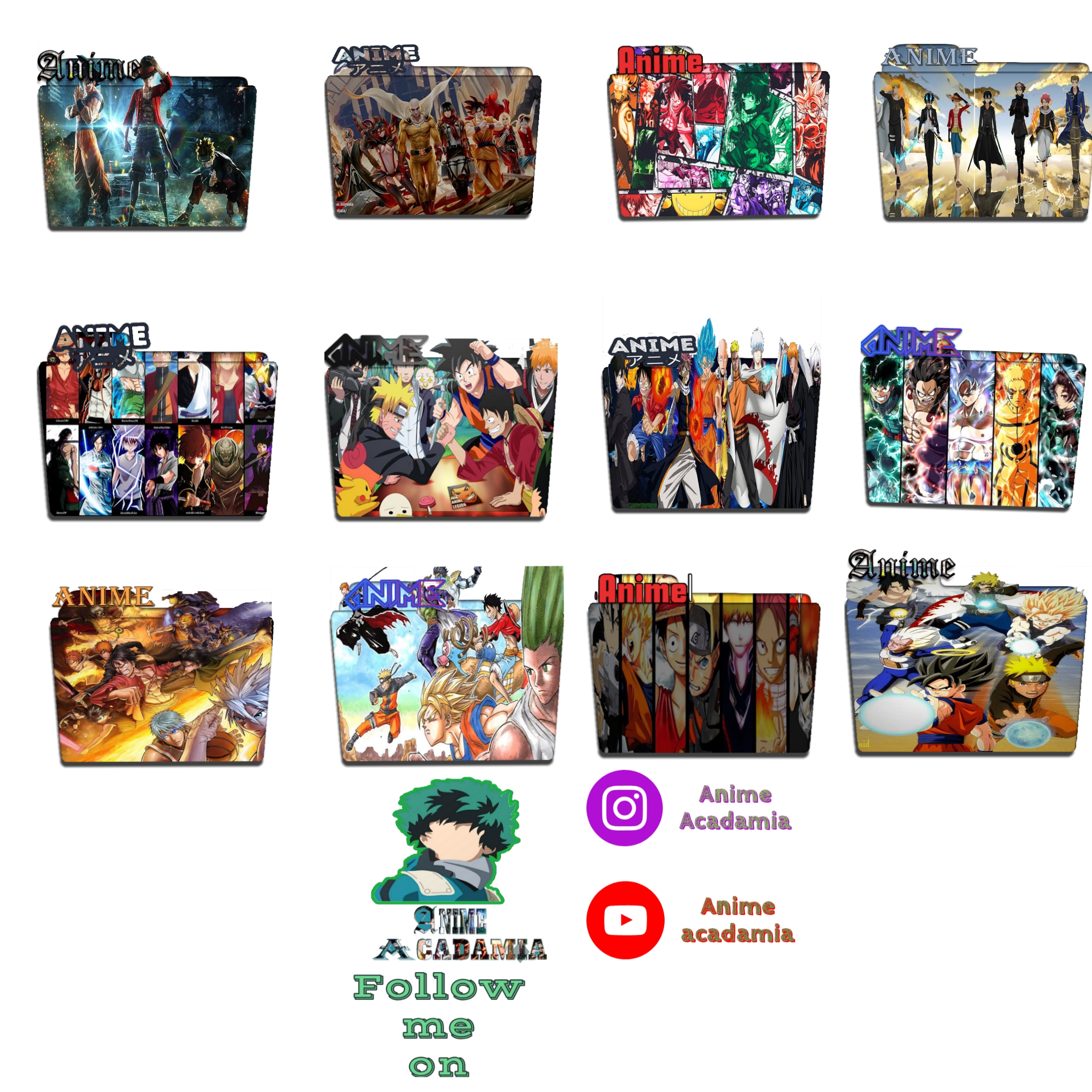 Anime ico folder by animeAcademia on DeviantArt