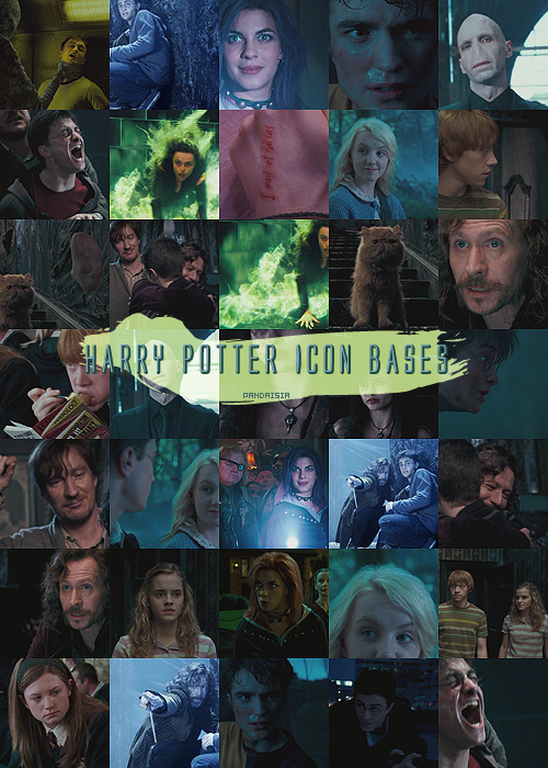 Harry Potter and the Order of Phoenix icon bases by pandaisia on DeviantArt