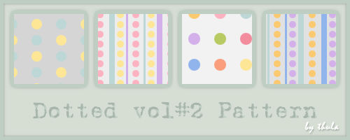 Dotted vol.2 Pattern by ThulaMarquise on DeviantArt