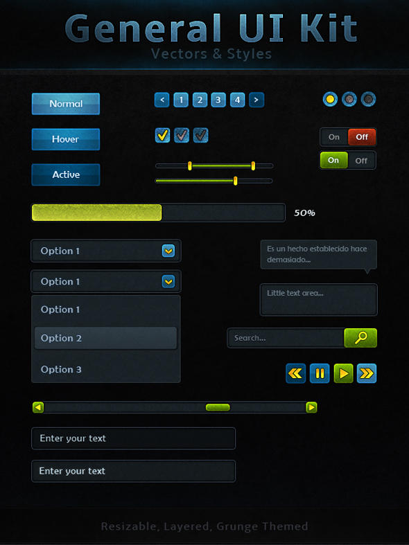 Free General UI Kit by KodiakGraphics on DeviantArt