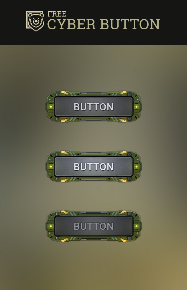 Free Cyber Button by KodiakGraphics on DeviantArt