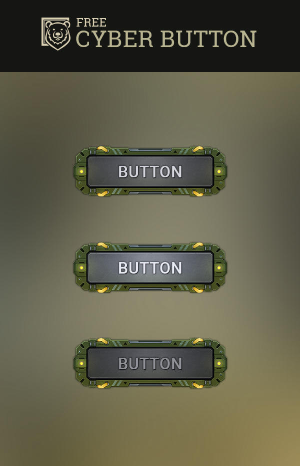 Free Cyber Button by KodiakGraphics on DeviantArt