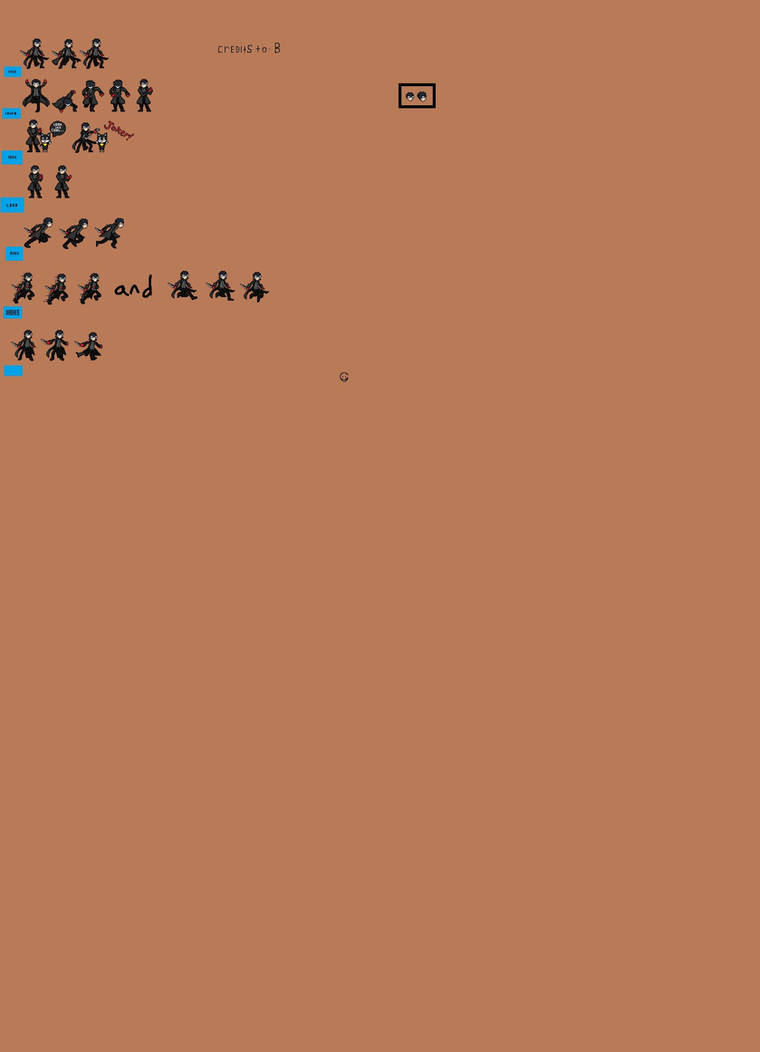 Joker jus sprite sheet progres 10% by Badgai on DeviantArt