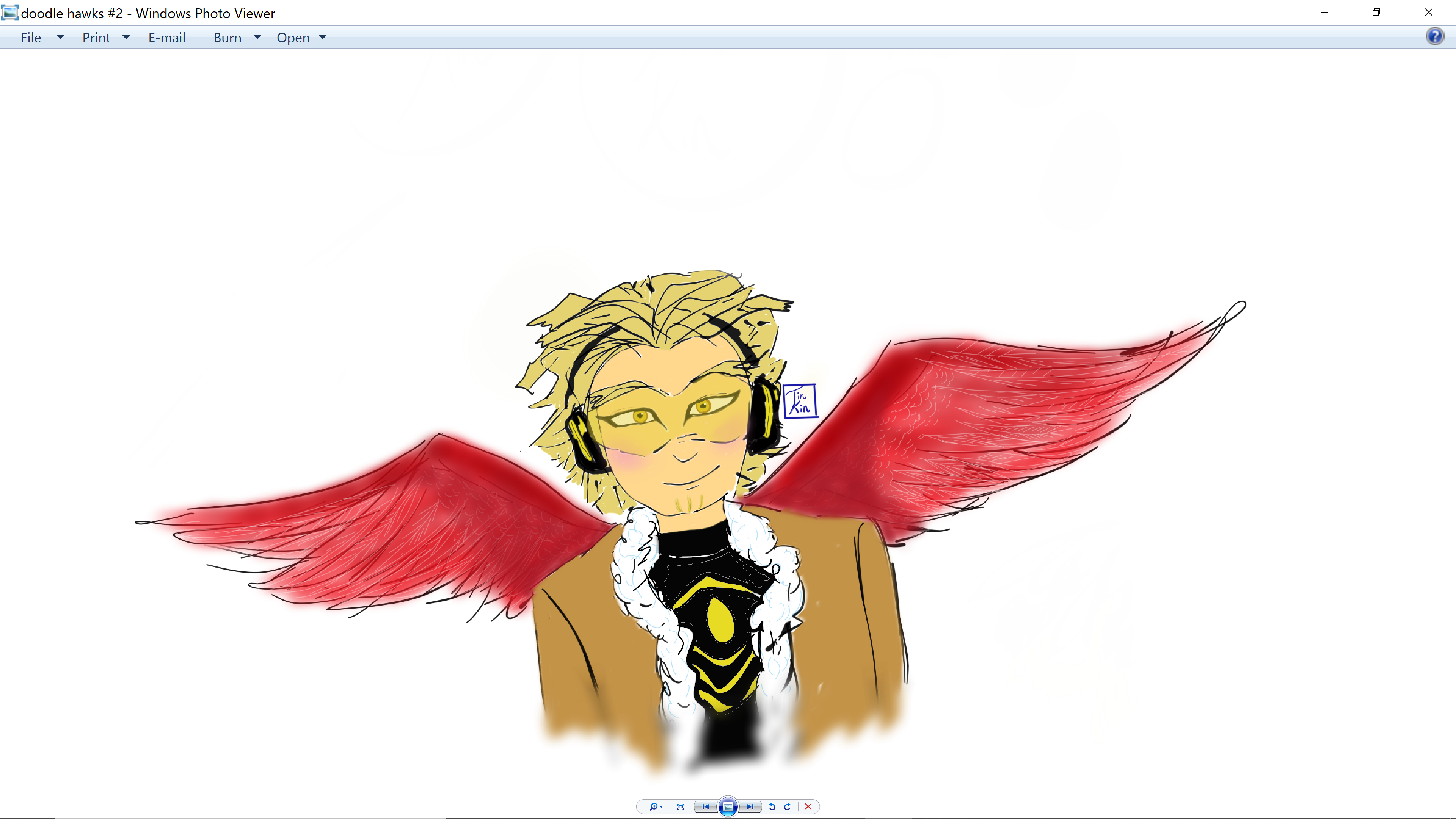 Hawks doodle by Tinakin on DeviantArt