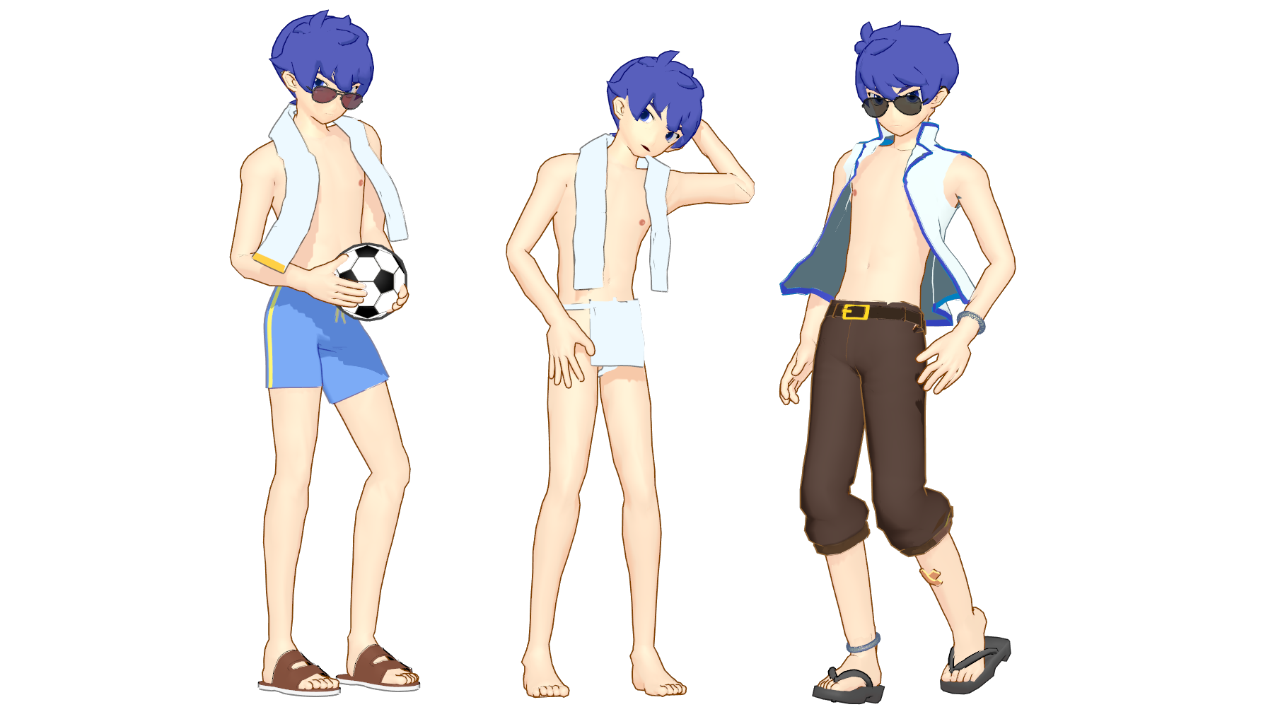 Animasa Kaito Summer pack *DL* by LeonMMD by LeonMMD on DeviantArt