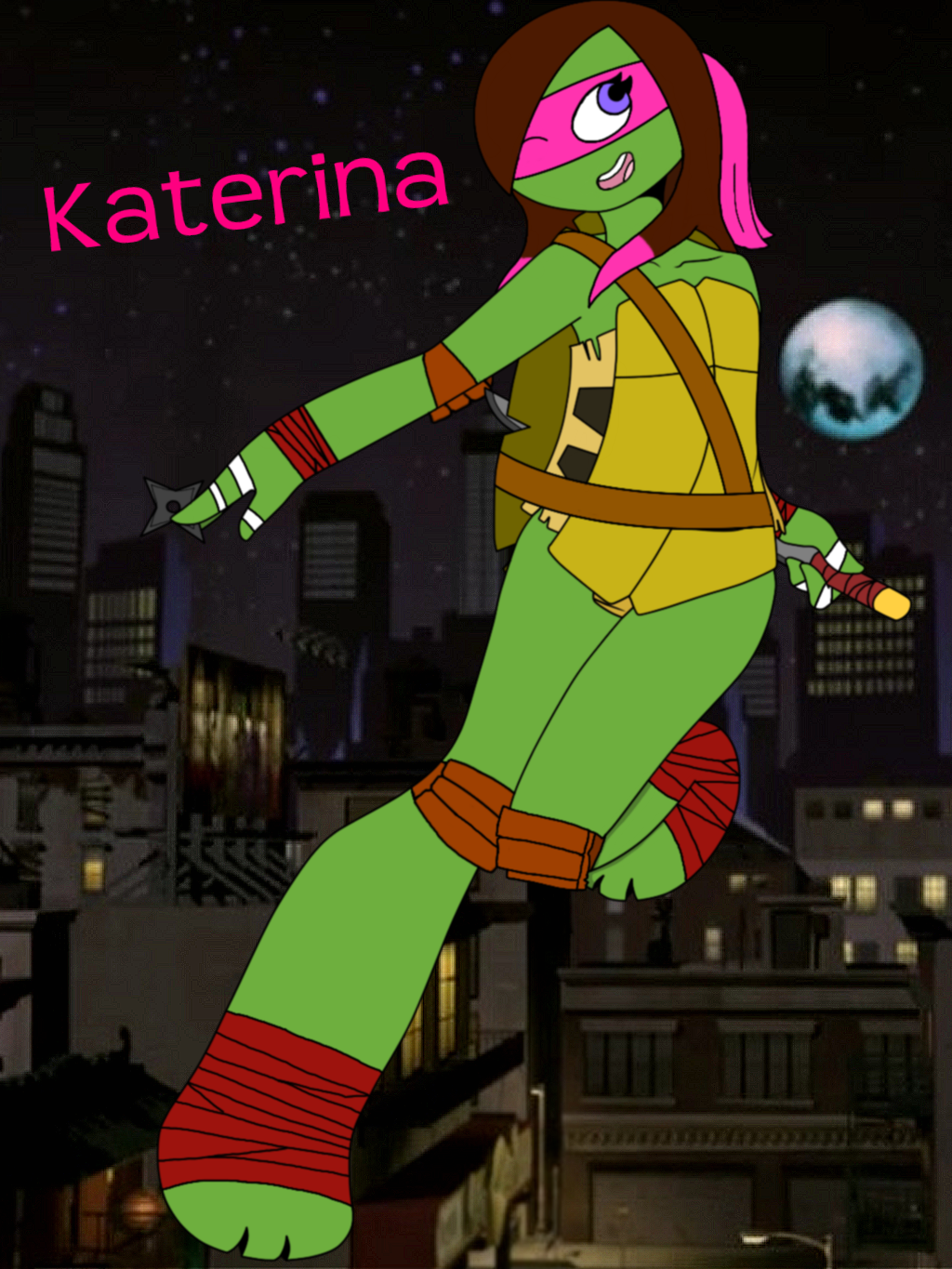 TMNT Turtle OC: Katerina 2.5 by KcMangleWolf0587 on DeviantArt
