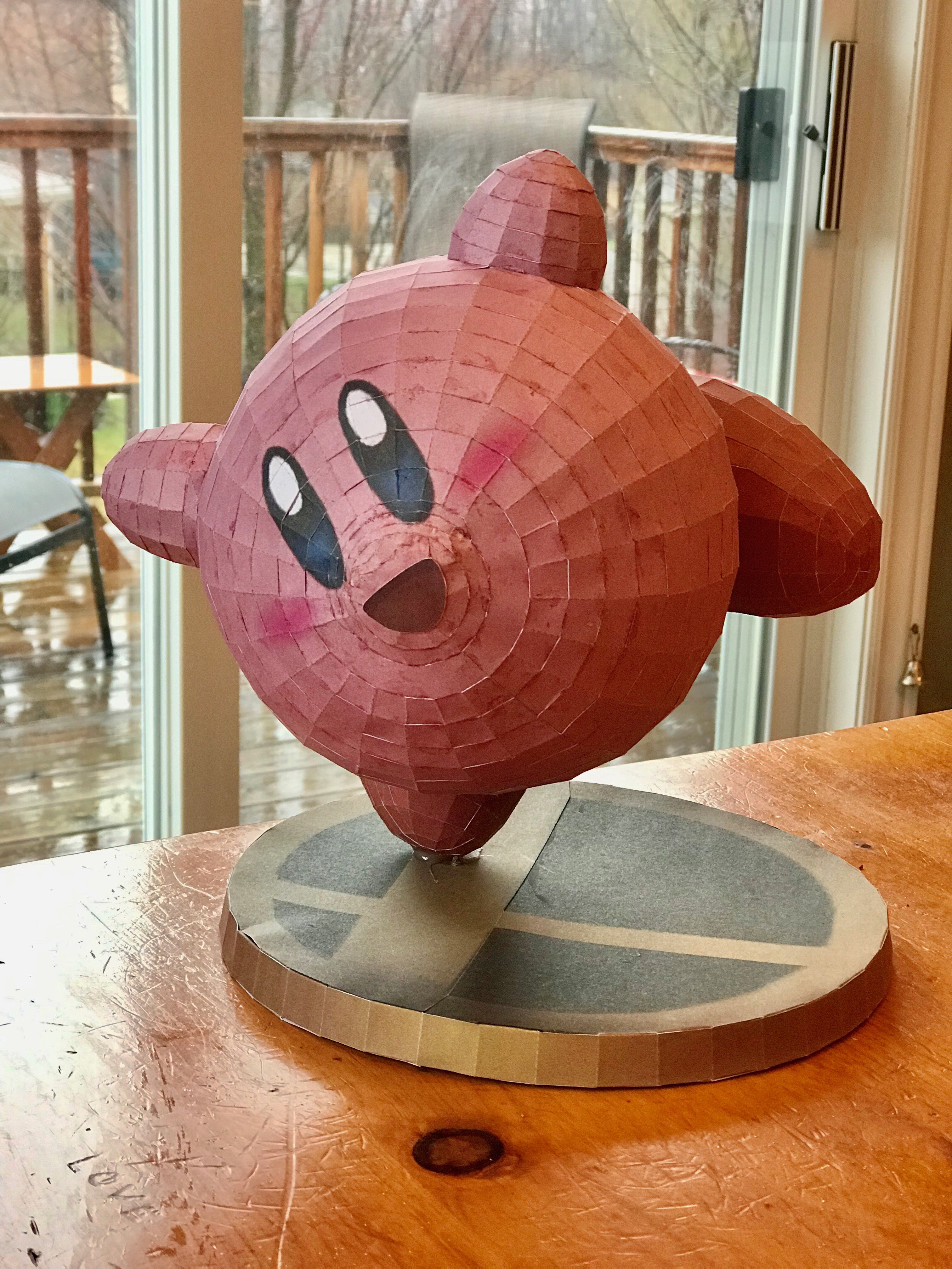 Kirby papercraft SSBB by veggiekid23 on DeviantArt