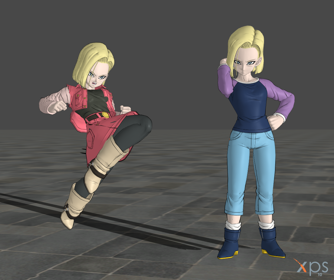 DBFZ - Android 18 pose animation by ysc976 on DeviantArt