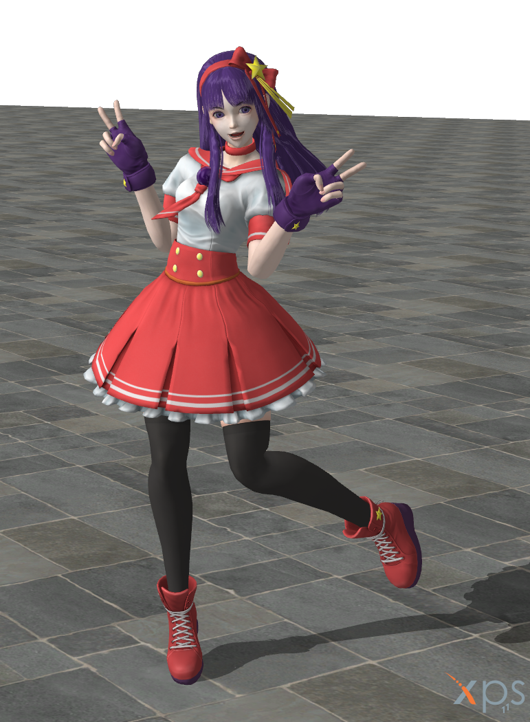 KOF XIV Athena Pose Animations by ysc976 on DeviantArt