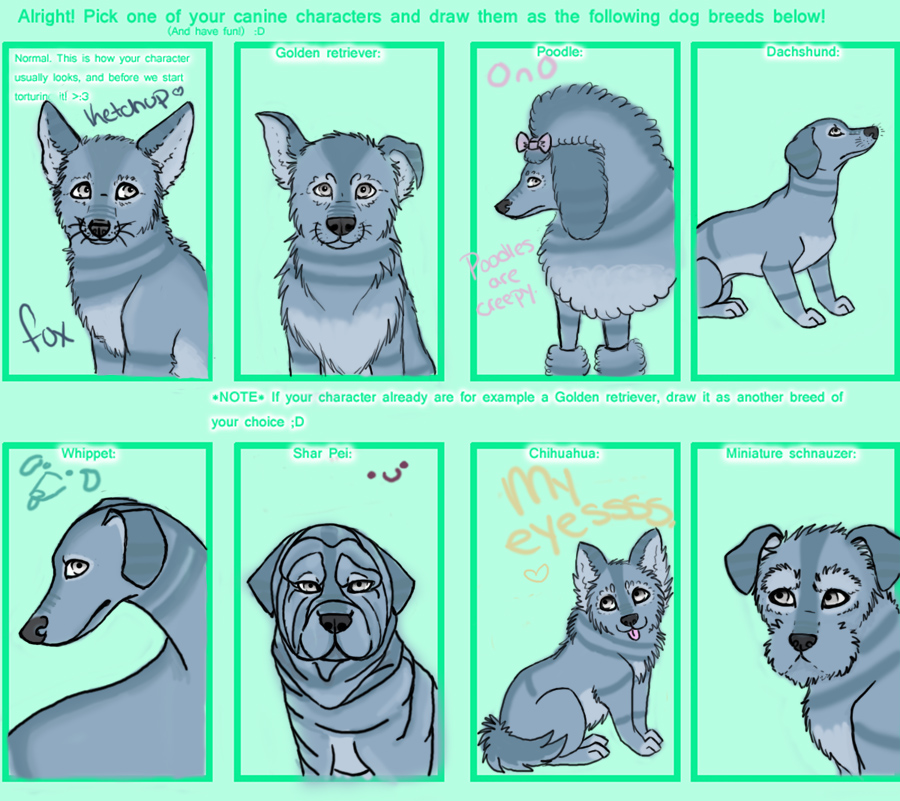 Dog Breed Meme :: by Vinae on DeviantArt
