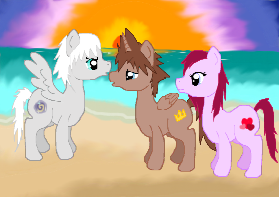 Sora, Kairi, Riku MLP by XionKage on DeviantArt