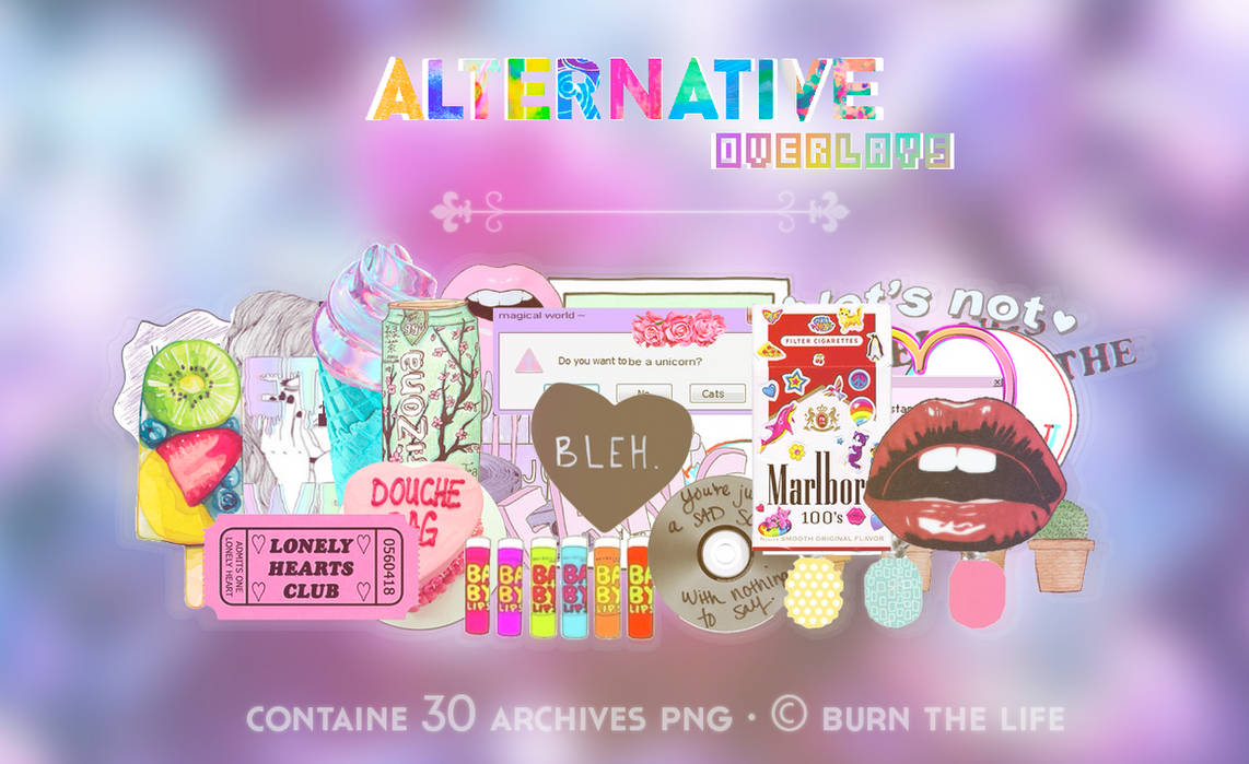 alternative overlays | archive png's by Burn-the-life on DeviantArt