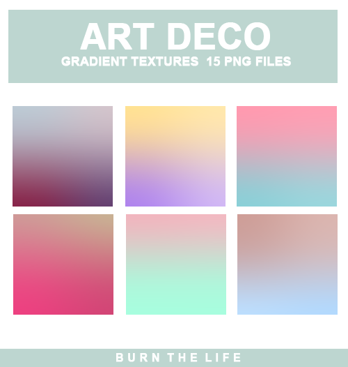 Art Deco | Gradient Textures by Burn-the-life on DeviantArt