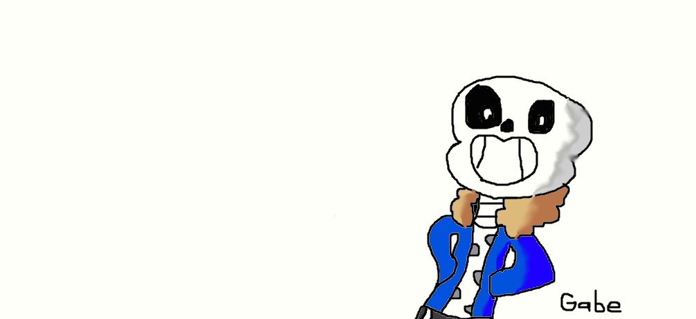 Sans Digital Art by GabeTheArtist11 on DeviantArt