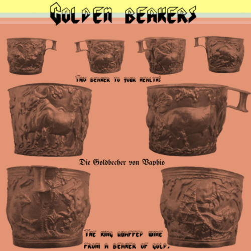 Eight Gold Beakers by Urceola on DeviantArt