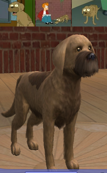 Sims 2- Futurama Sunshine Mutt by Officer-1BDI on DeviantArt