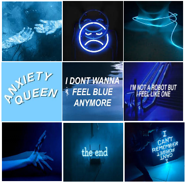 +sad moodboard, blue+ by atypiquality on DeviantArt