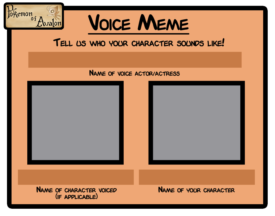 PoA Voice Meme Blank By Galactic Rainbow On DeviantArt