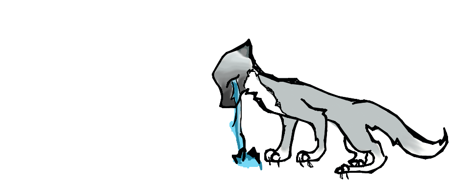 sad wolf by scarlet235 on DeviantArt
