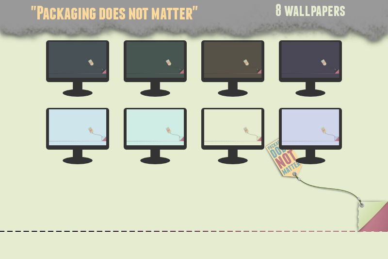 'Packaging' wallpack 1920x1080 by mivoligo on DeviantArt