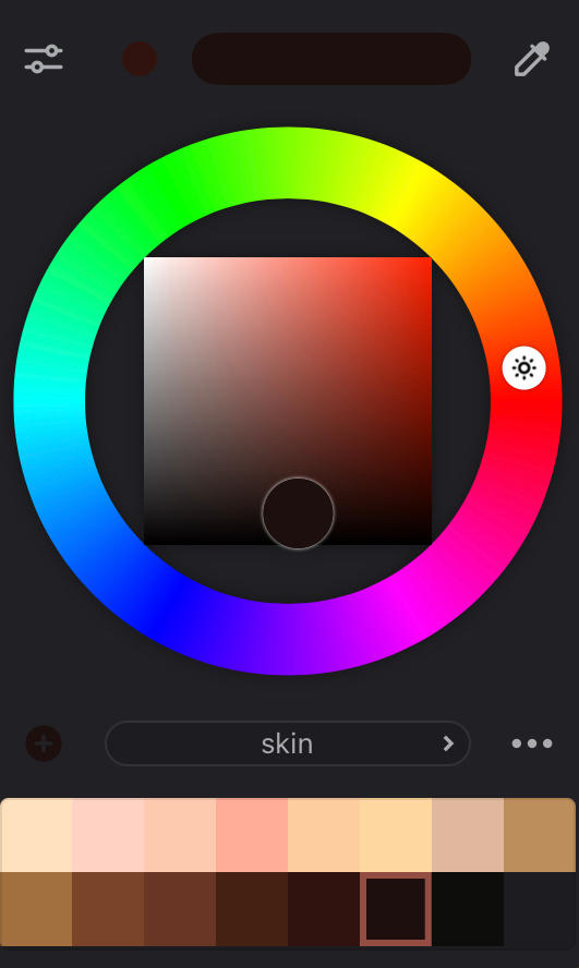 Skin palette for infinite Painter by kipziart on DeviantArt