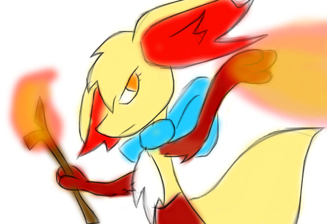 Angry Bella The Delphox by Vulpotato on DeviantArt