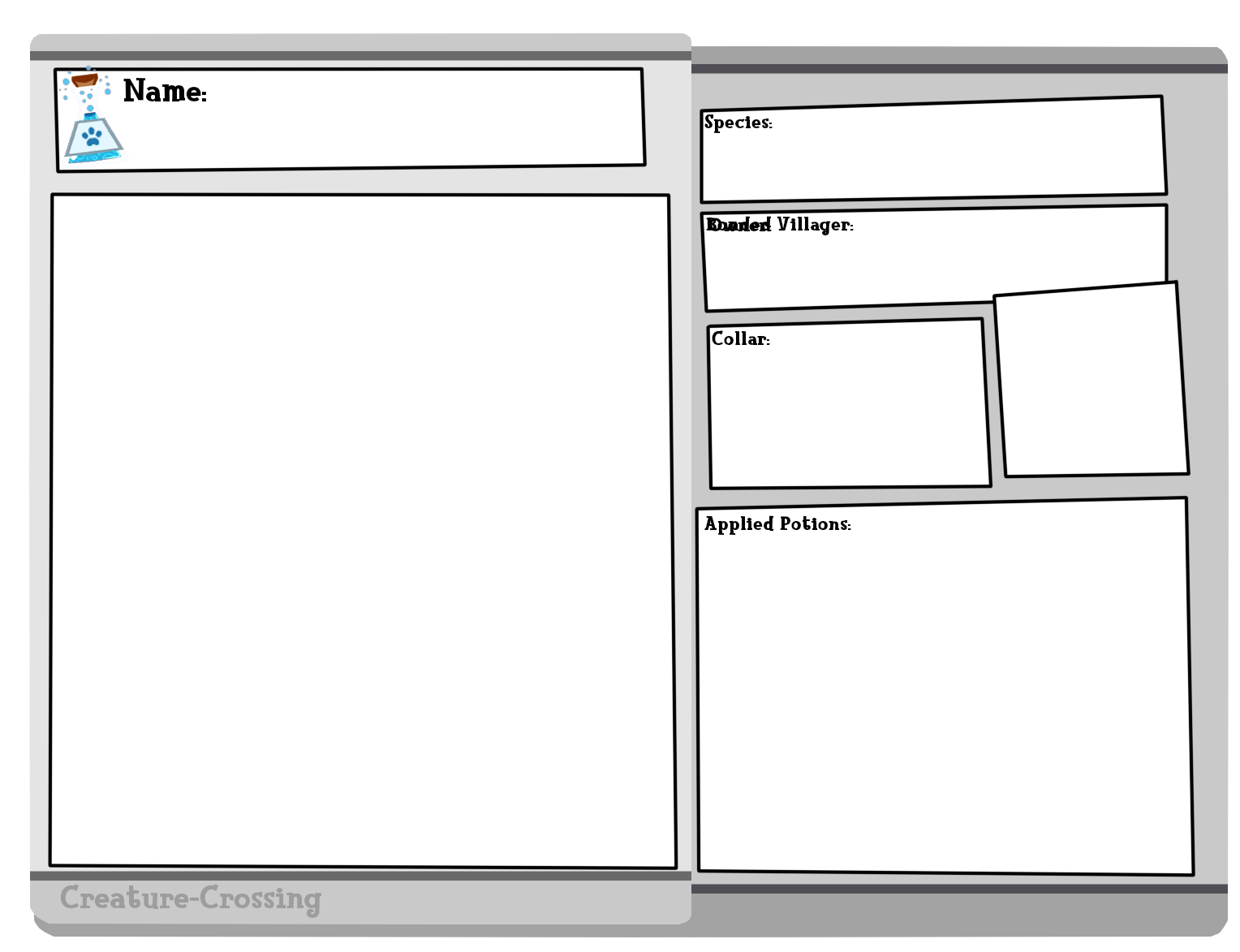 Blank Pet + Familiar App Template by Vulpotato on DeviantArt