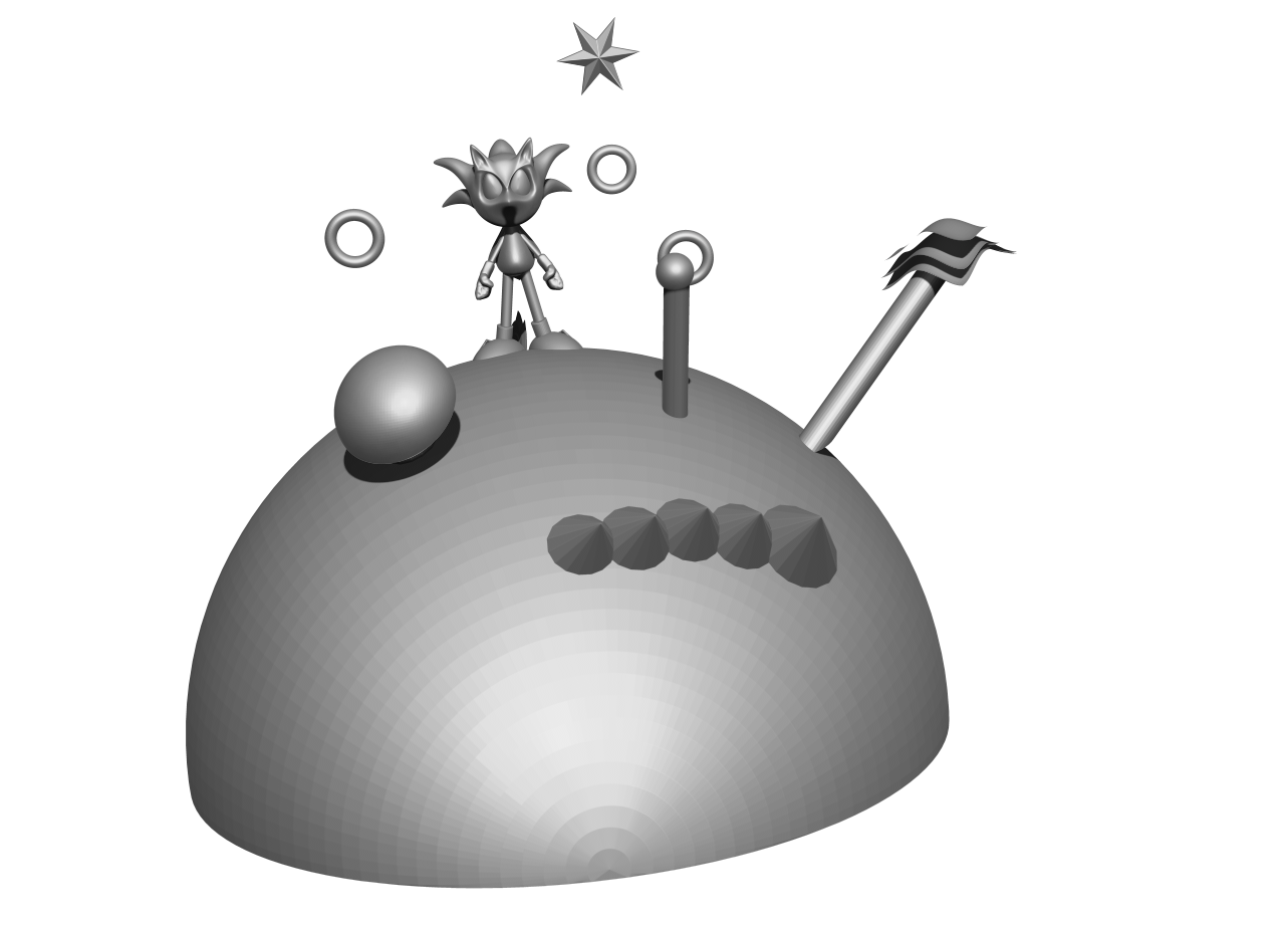 Sonic Front View - Whole View by ChaosSonic2013 on DeviantArt